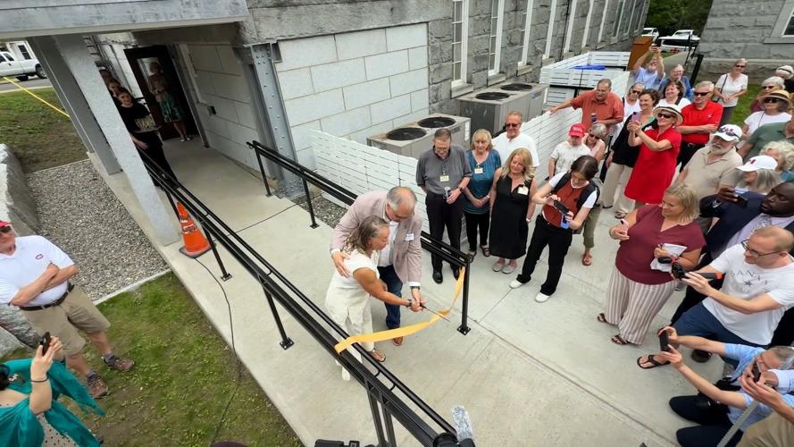 Vermont library holds ribbon cutting for new Canadian citizen entrance ...
