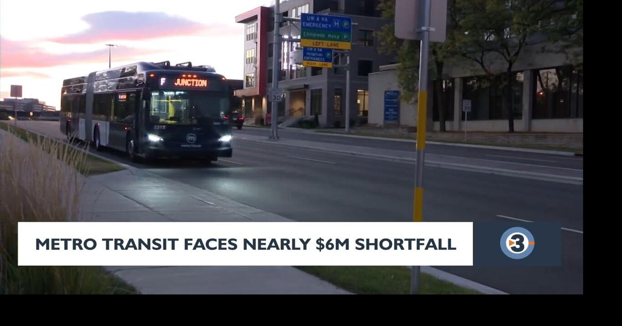 Madison Metro Transit faces nearly $6 million budget shortfall | News ...
