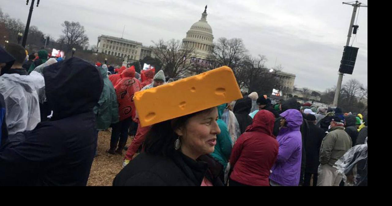 Cheesehead-wearing Wisconsinite joins people from across country at ...