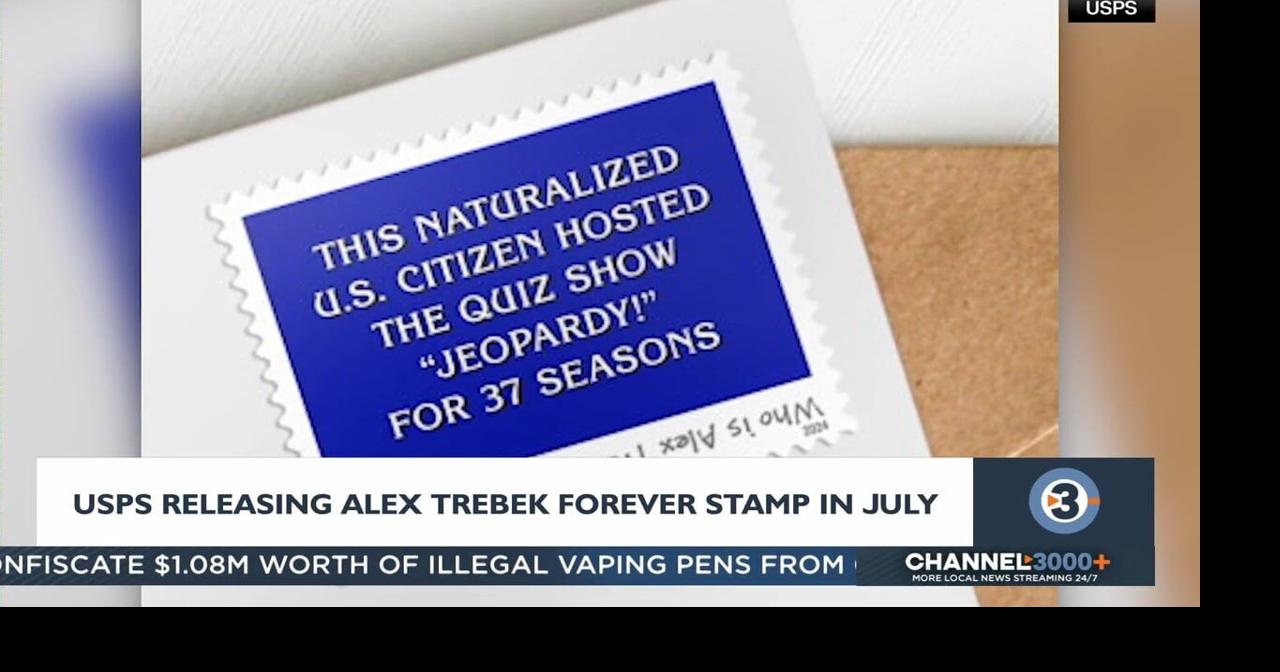 USPS releasing "Alex Trebek Forever" stamp in July | Video ...