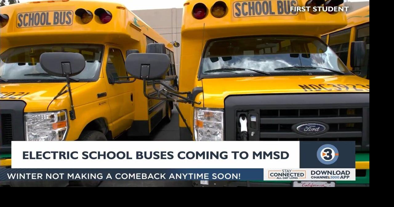 First Student, MMSD to roll out new fleet of electric buses | Video ...