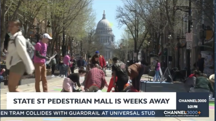 Volunteers "Flock to State" to prepare for State Street pedestrian Mall ...