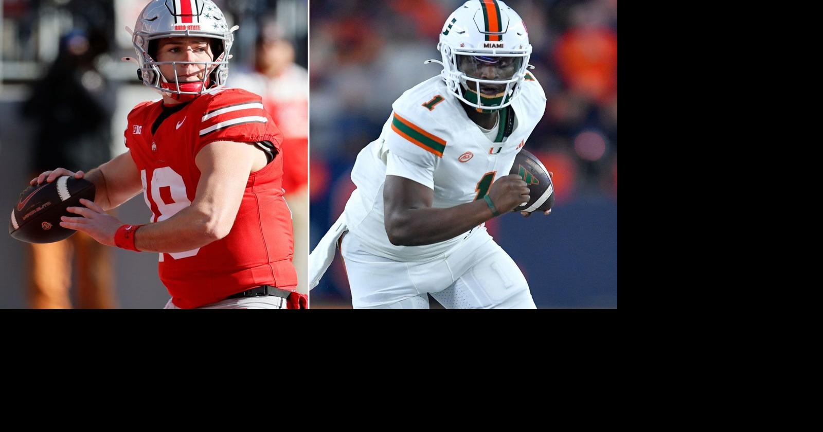 Ohio State and Miami tumble in College Football Playoff penultimate ...