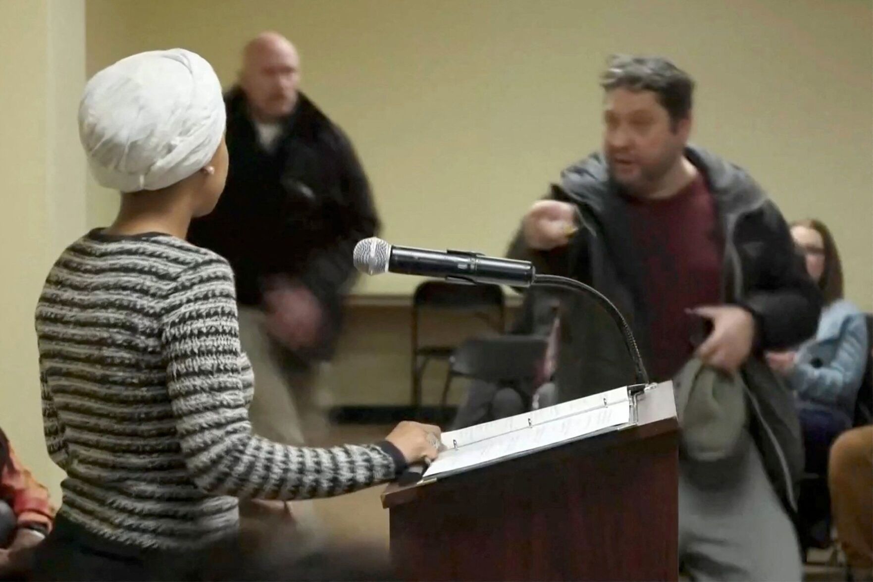 After town hall attack, Ilhan Omar condemns ‘terrorizing’ immigration ...