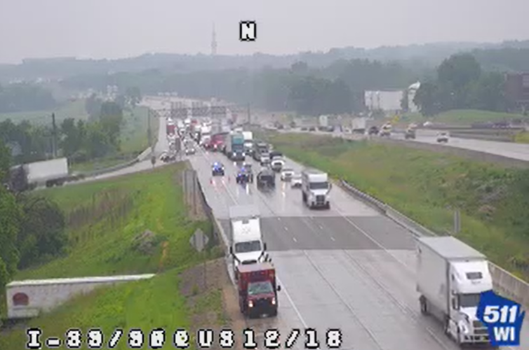 Lanes reopen after crash on I-39 southbound near Madison | News ...