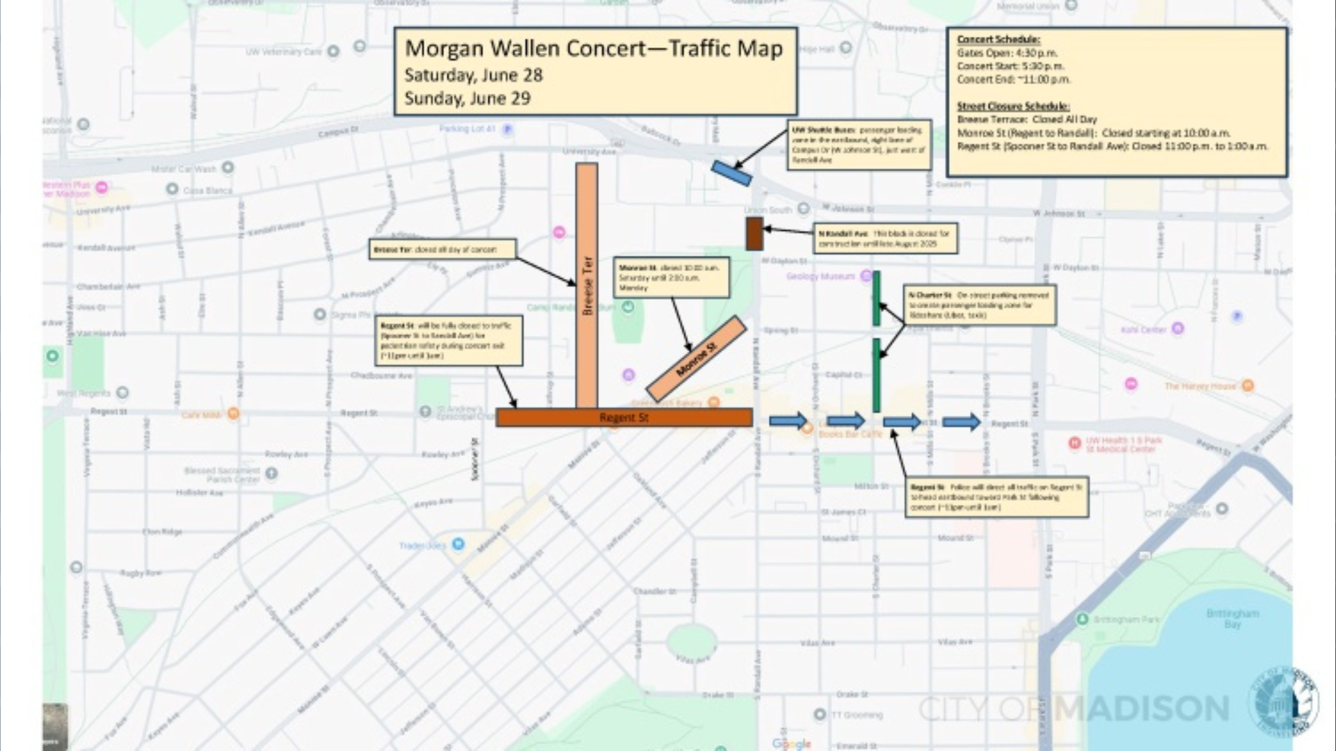 Morgan Wallen concerts prompts street closures in Madison | News ...