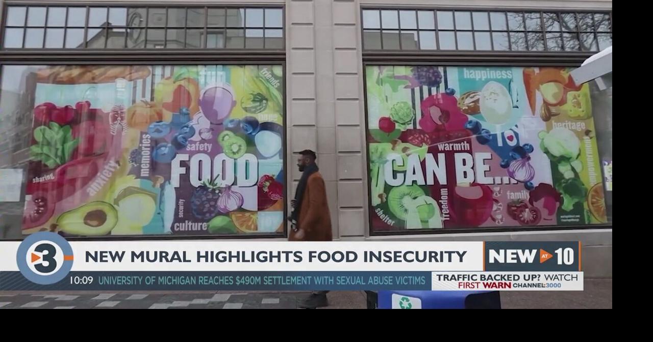 New mural highlighting food insecurity triples goal, raises $75,000 for ...