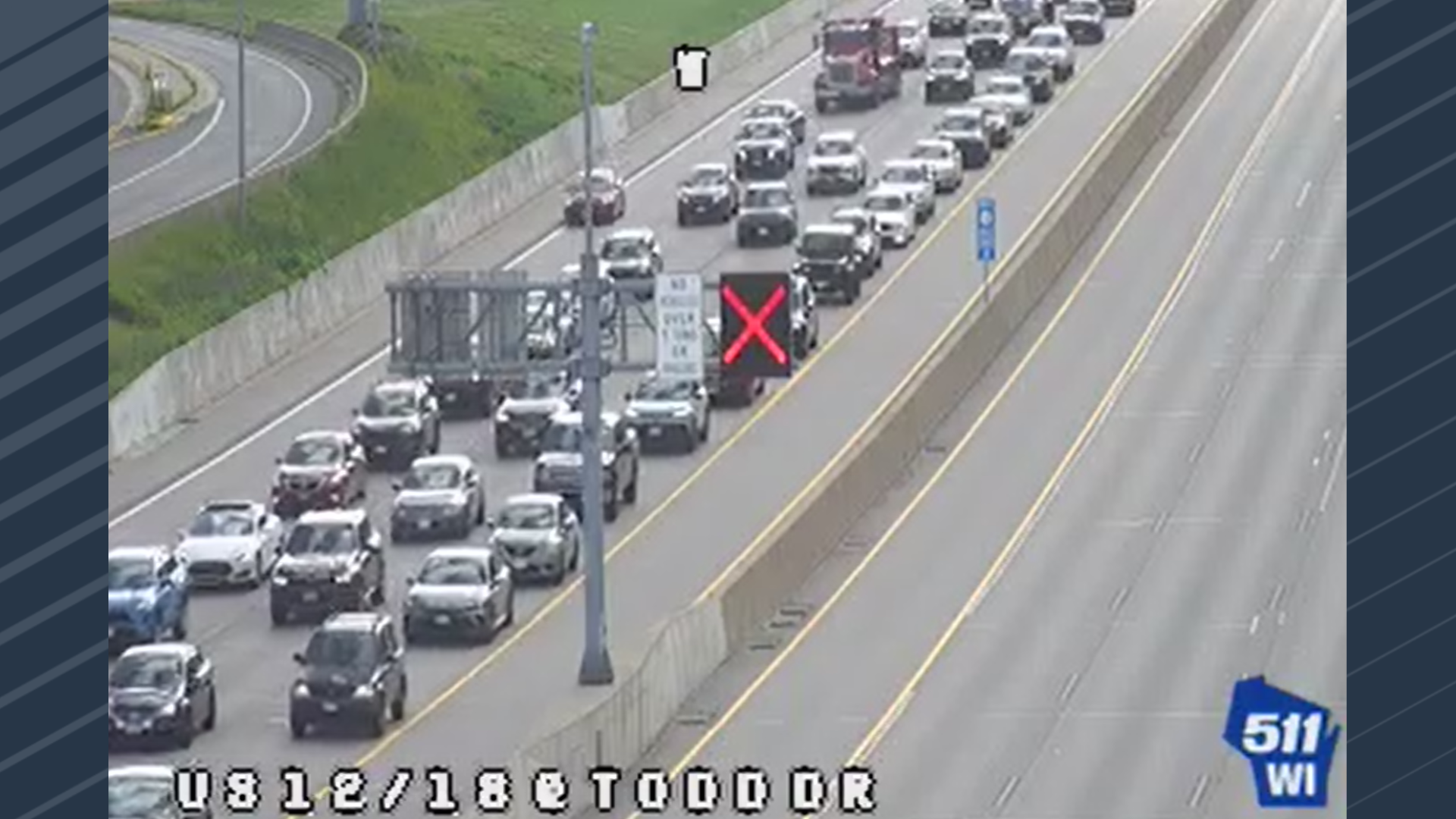 All US 12/18 westbound lanes at Todd Drive reopen after motorcycle ...