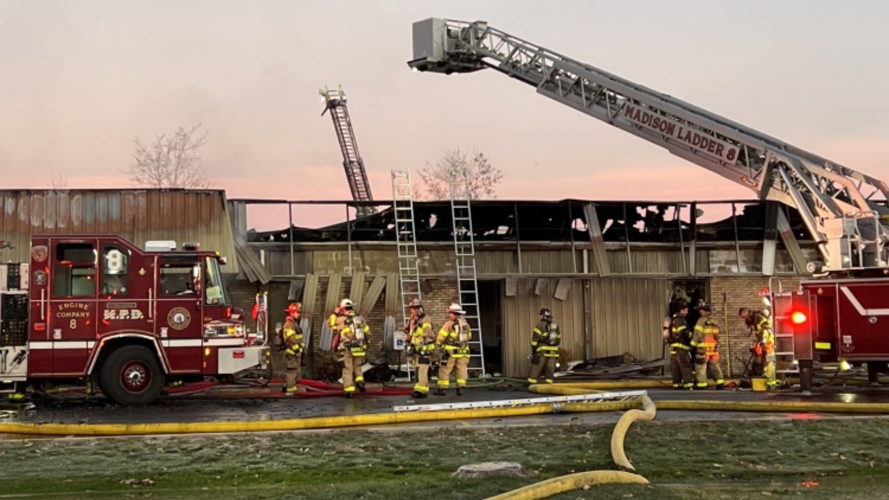 Crews knock down large fire on Madison's east side, no injuries ...