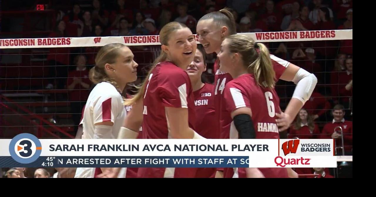 Badgers volleyball star Sarah Franklin named AVCA National Player of ...