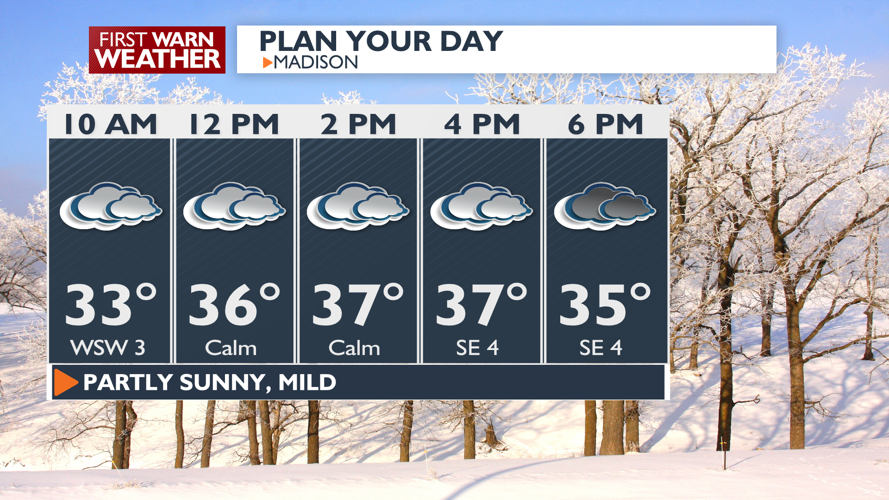 Dry and mild during the day Monday, freezing rain Monday night | Latest ...