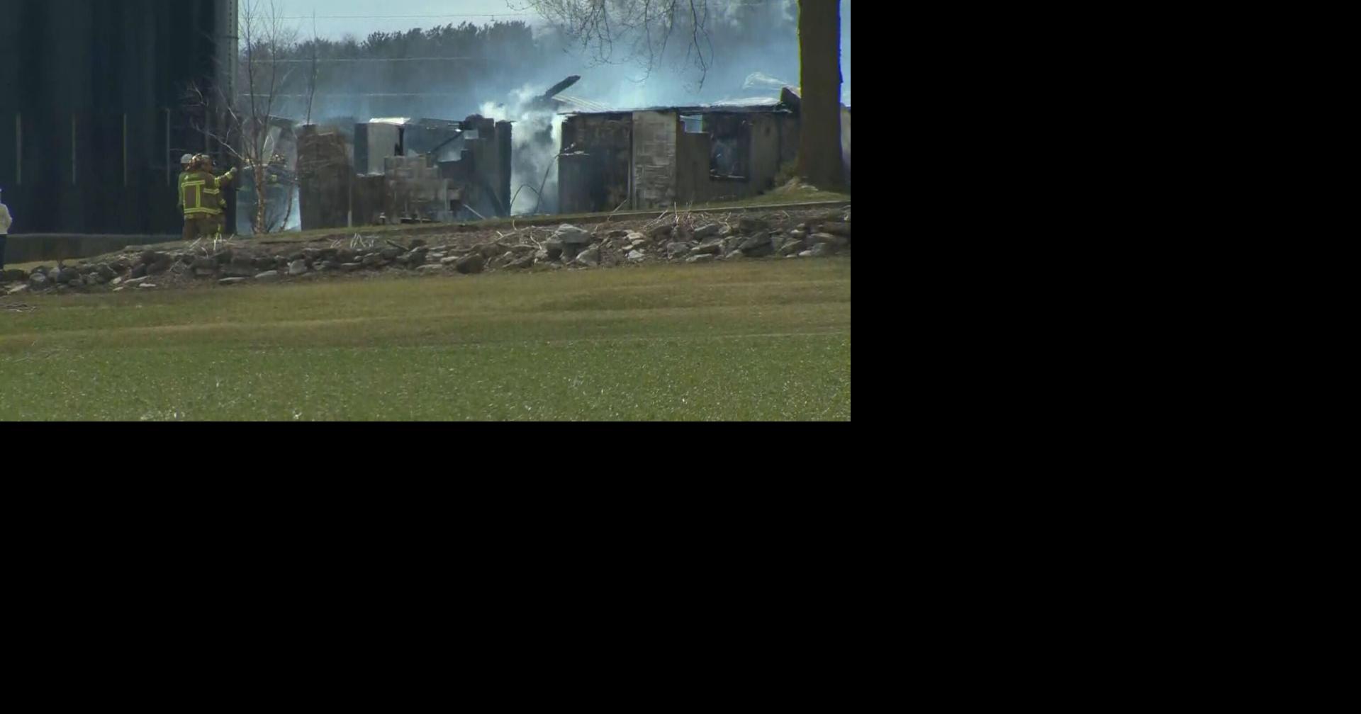 Rural Dane Co. fire engulfs barn, damages two other buildings | Local ...