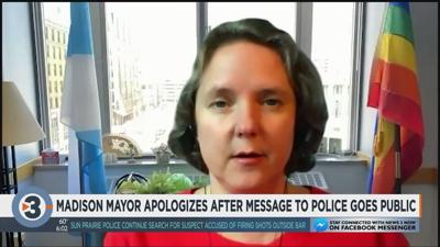 Madison mayor apologizes after video message to police goes public ...
