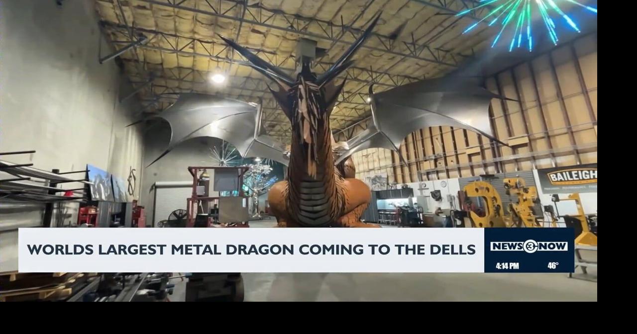 World's largest metal dragon statue coming to Wisconsin Dells | Video ...