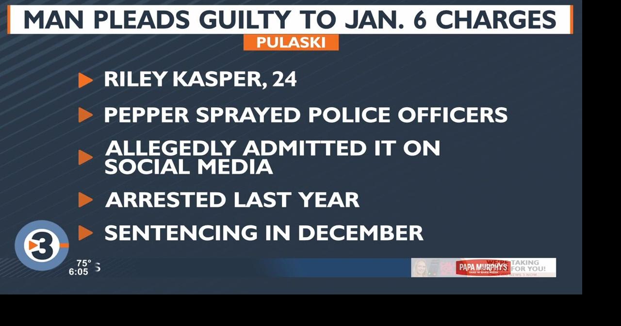 Pulaski man pleads guilty to pepper spraying officers during Jan. 6 ...