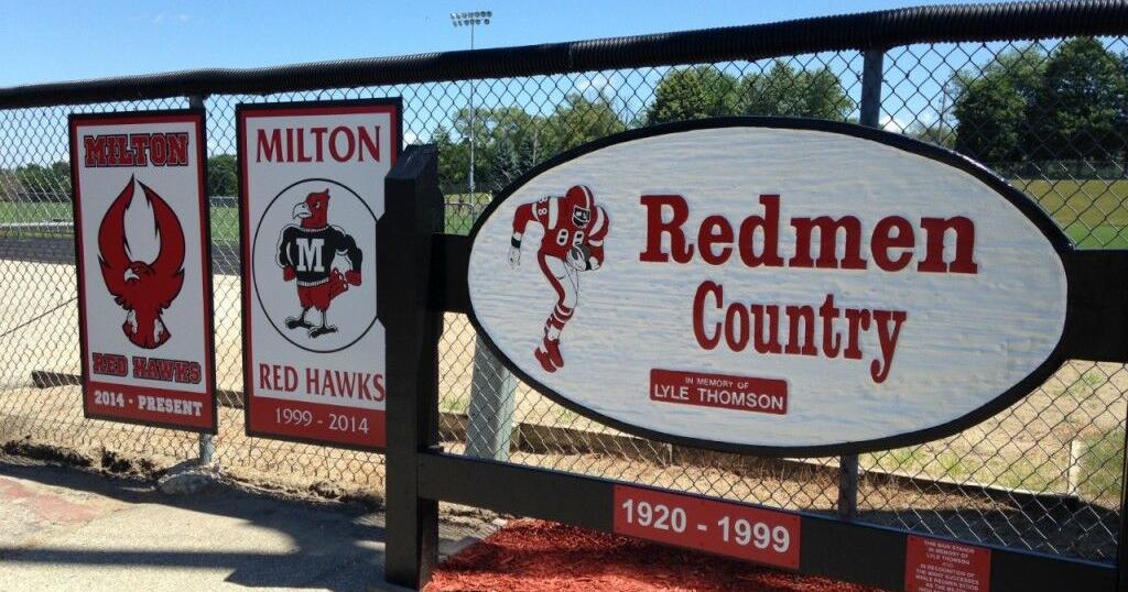 Not everyone excited to see return of ‘Redmen Country’ sign in Milton ...