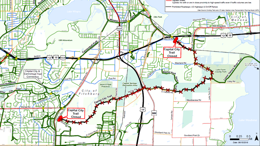 Where bikers, pedestrians can turn as portion of Capital City trail ...