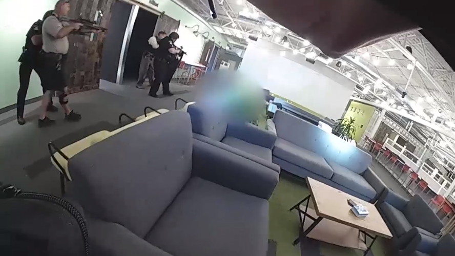 Bodycam footage shows exchange between Middleton shooter, officers ...