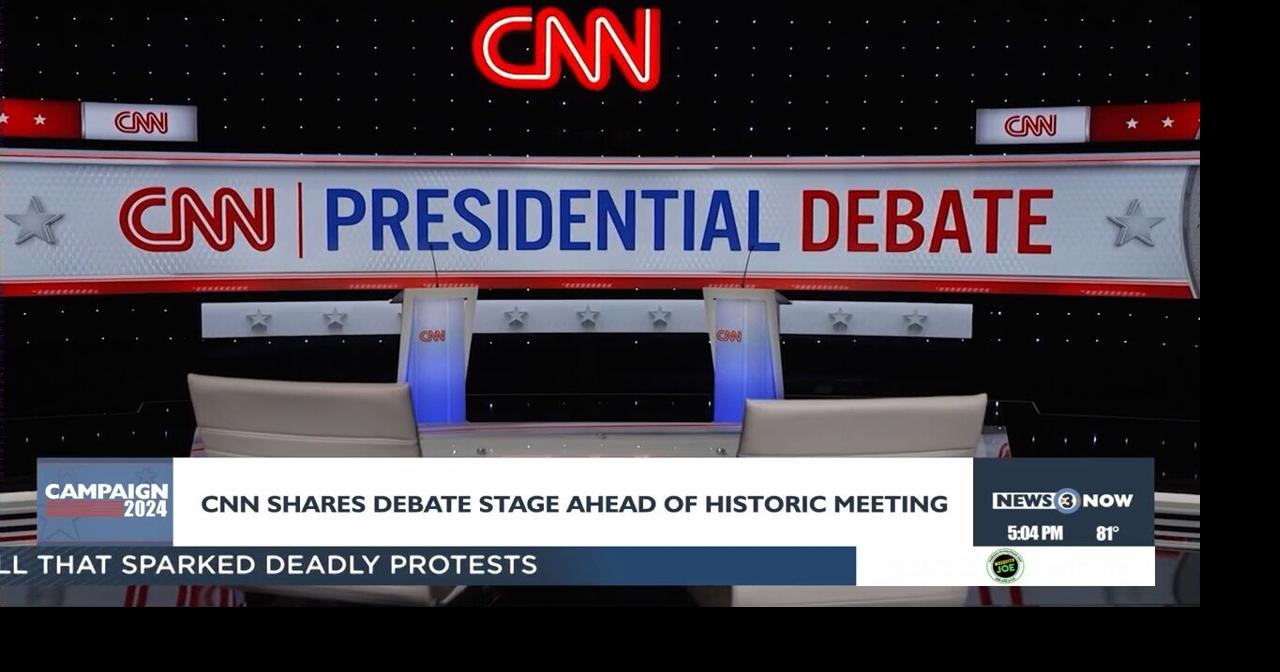 CNN shares debate stage ahead of historic meeting | Video | channel3000.com