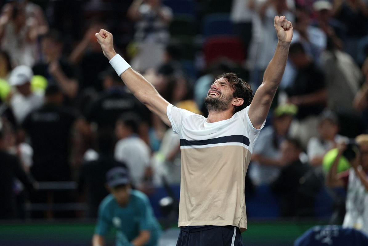 Valentin Vacherot defeats Novak Djokovic and then his own cousin to win ...