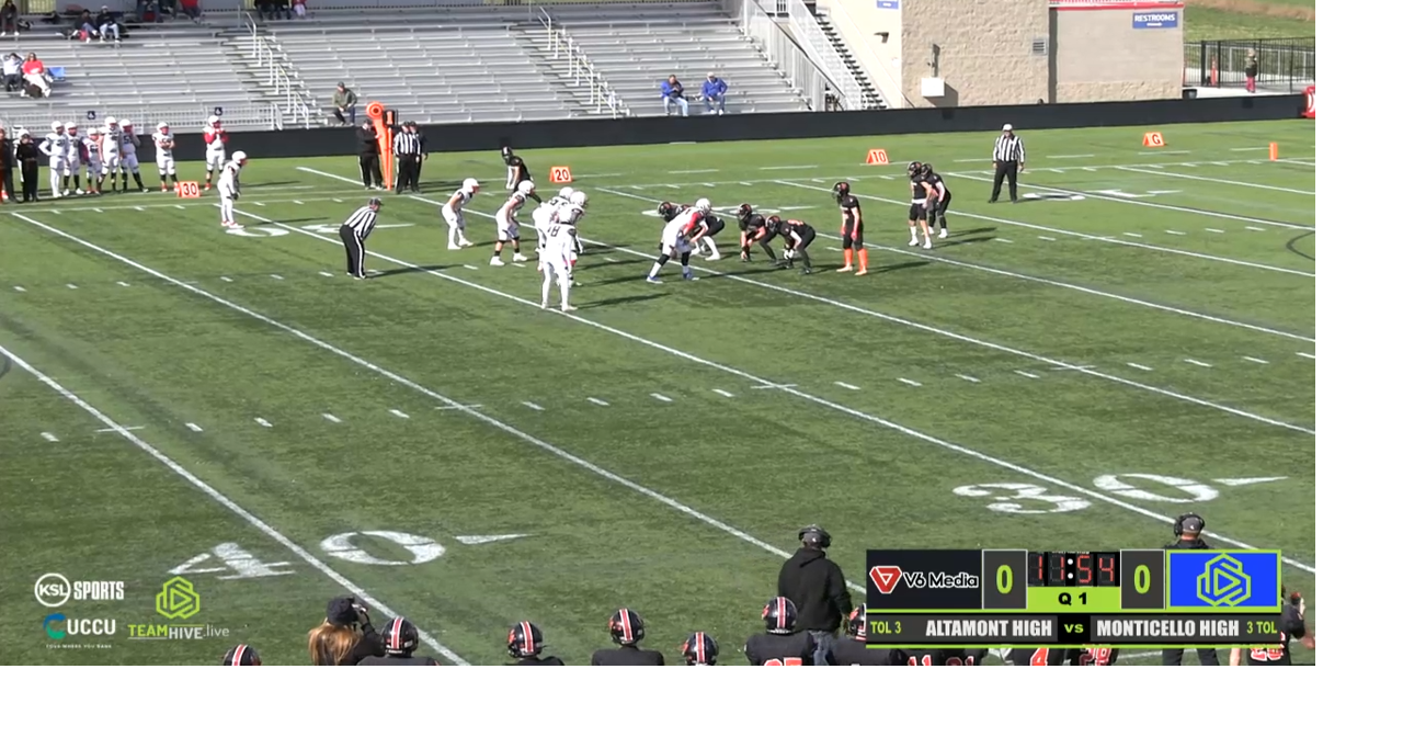 UHSAA 8-Player Semifinal Football Championship: Altamont vs Monticello ...