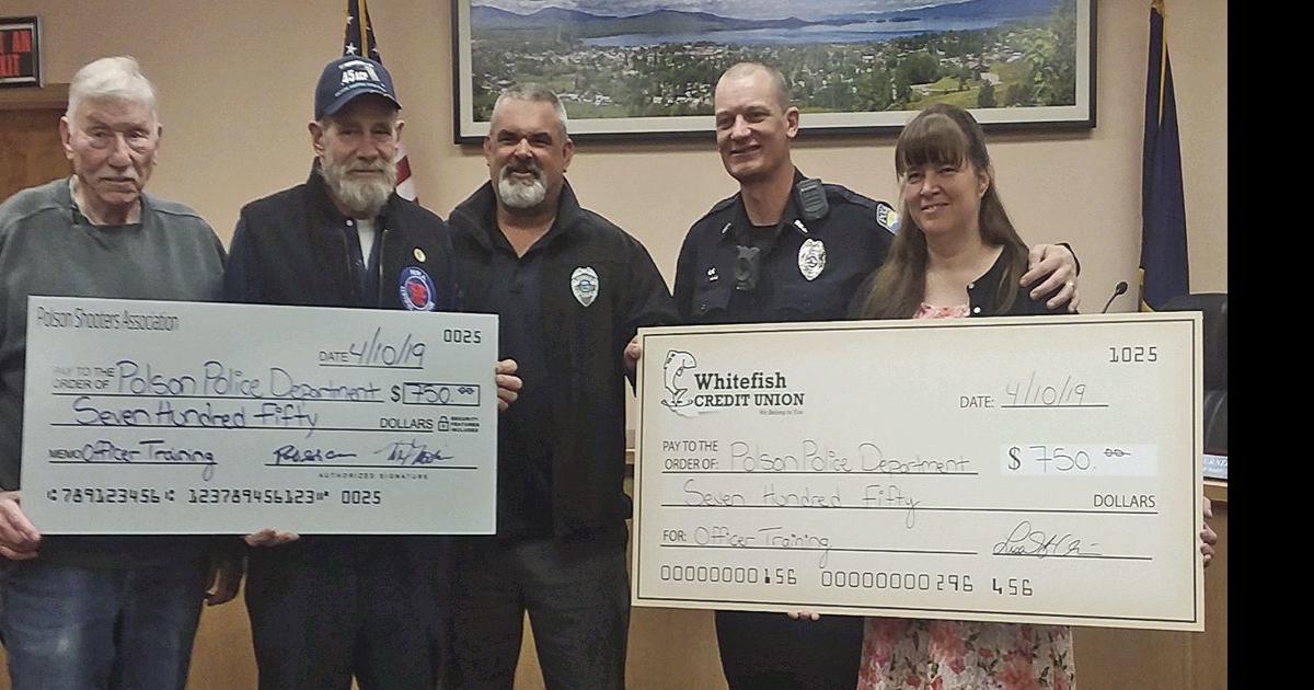 Polson Police Department receive SWAT training scholarship donations ...