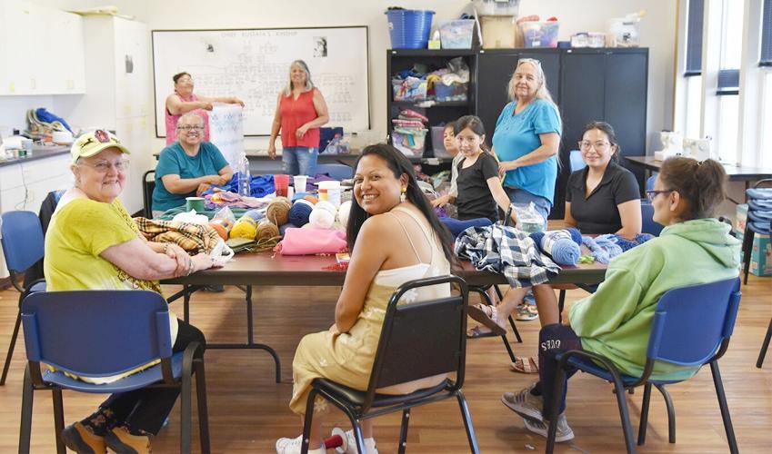 Reason To Live Native Hosts Shawl-Making Class in Elmo | News ...