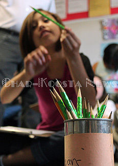 Poet Victor Charlo inspires elementary students to write | News ...