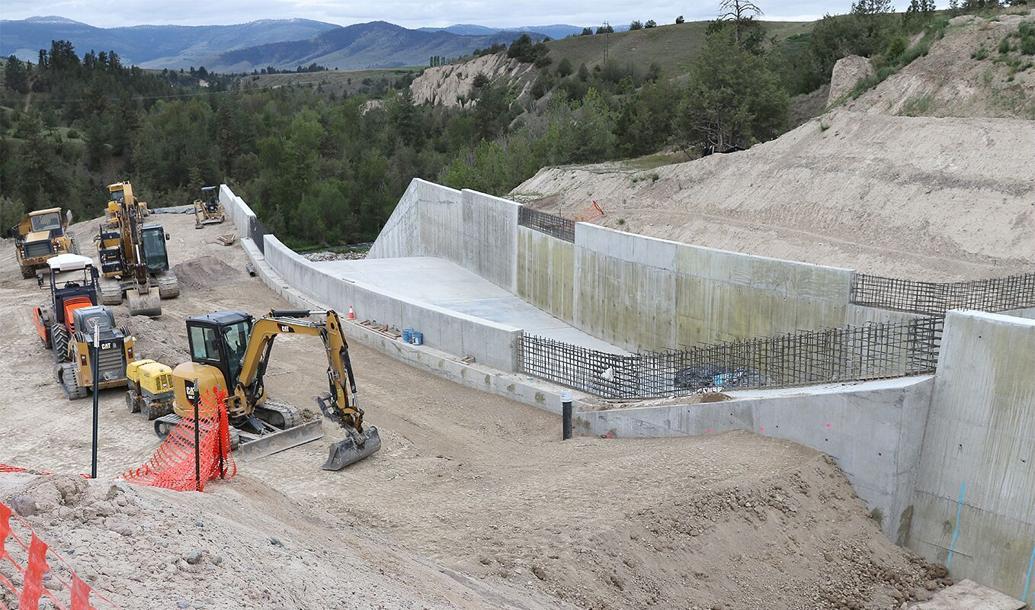 Crow Dam headworks, spillway project slated for completion by end of ...