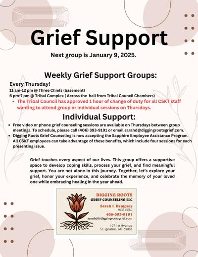 CSKT Approves Work-Time Grief Support for Employees | News | charkoosta.com