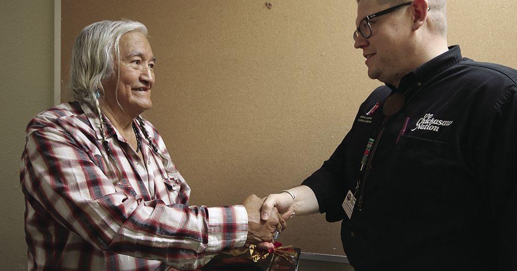 Chickasaw language specialists visit the Adult Salish Language Program ...