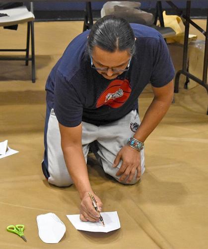Moccasin making class educates attendees on heart health | News ...