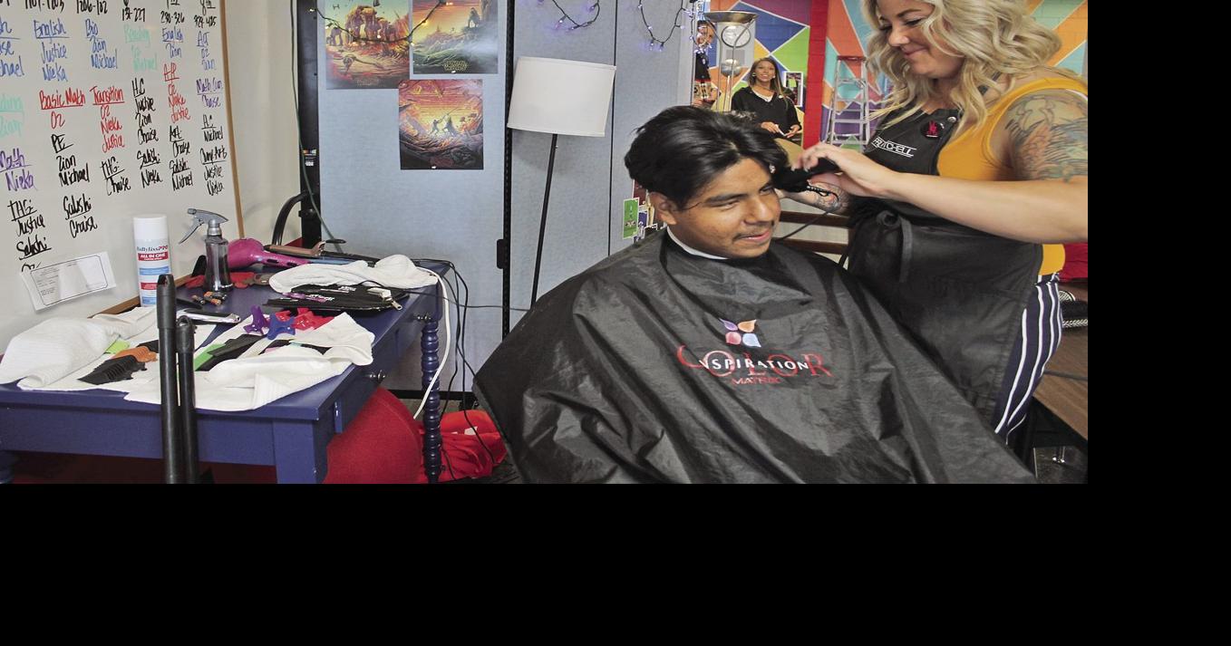 Two Eagle River School students start year with fresh looks | News ...