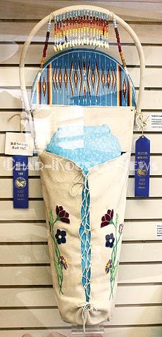 Cradleboard exhibit showcases many styles and cultures of infant ...