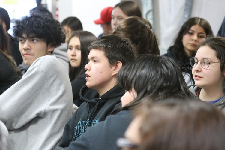 Miss Blackfeet Alia Heavy Runner walks the traditional Piegan path ...