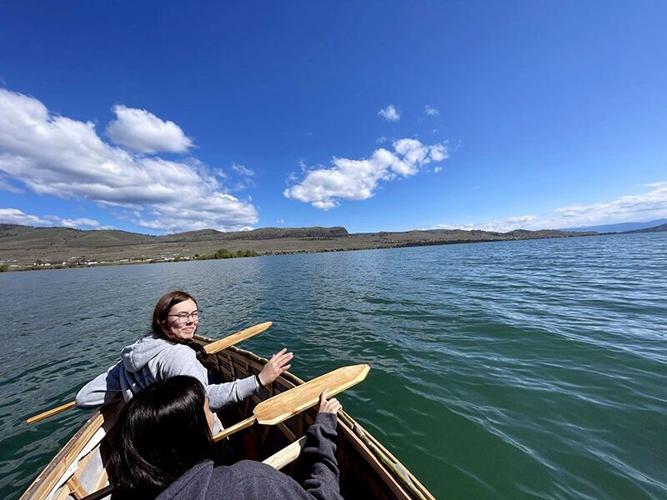 Wild Rose the Sturgeon Nose Canoe Launches on Flathead Lake | News ...
