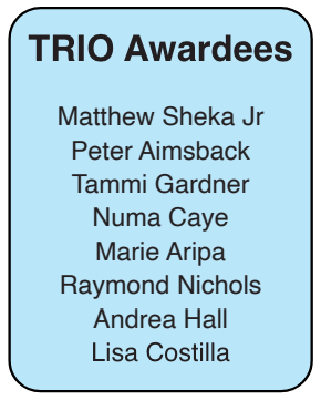 TRIO Award Luncheon Celebrates Achievements of SKC Students and ...