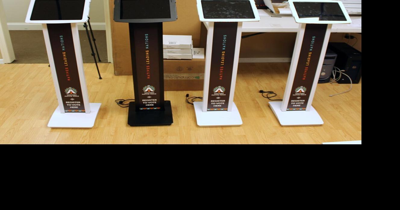 Western Native Voice sets up voter registration kiosks | News ...
