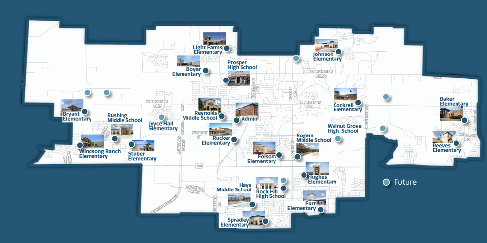 These are the Prosper ISD schools that are under construction and ones ...