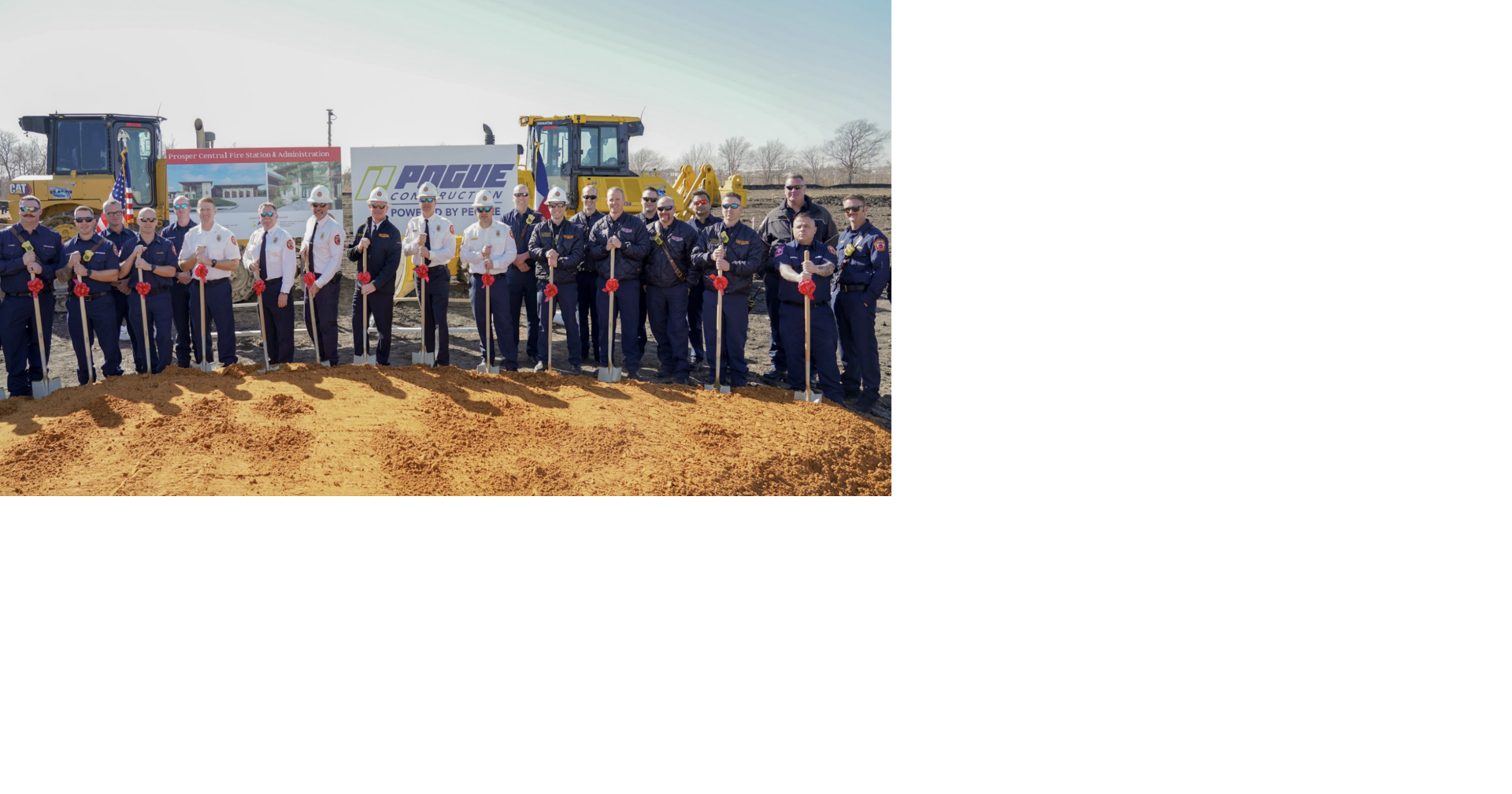 See photos from a groundbreaking for the new Prosper Central Fire ...