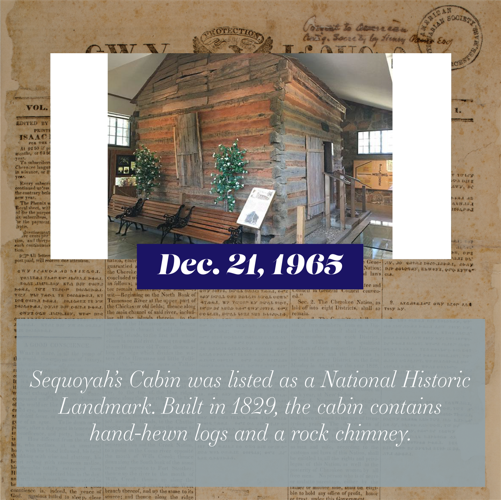 This week in Cherokee Nation History | Multimedia | cherokeephoenix.org