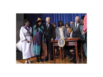 Obama signs expanded VAWA into law | News | cherokeephoenix.org
