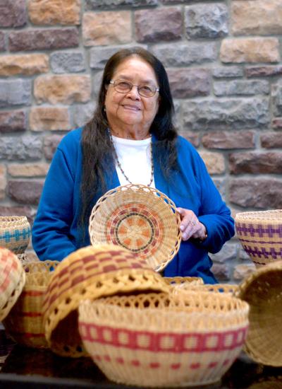 Traditional Cherokee basket weaving explored in new exhibit at Saline ...