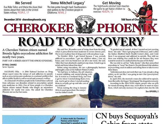 Dec. 2016 issue of the Cherokee Phoenix now available online | Archives ...