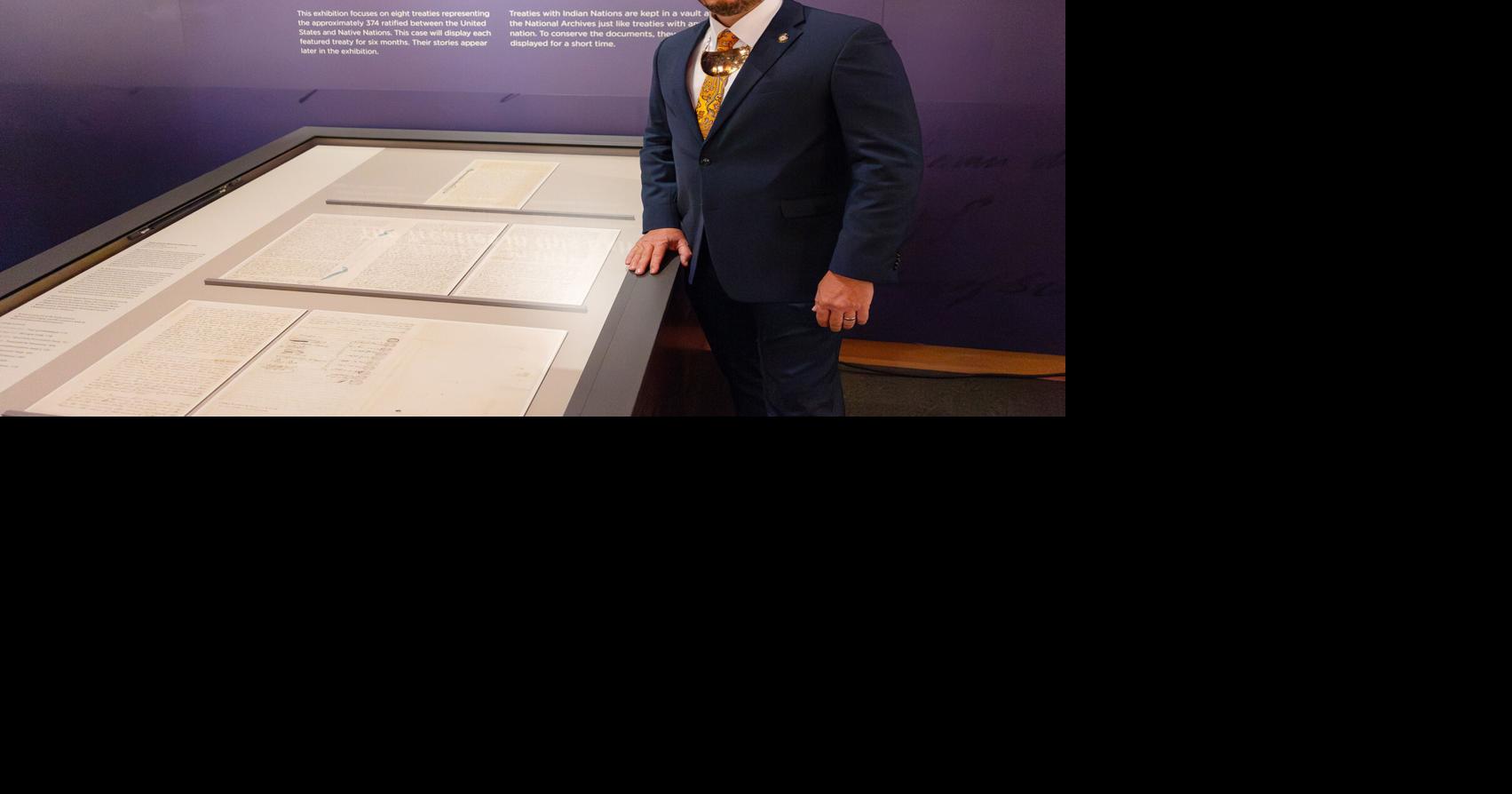 Cherokee Nation Deputy Chief Bryan Warner visits NMAI for display of Treaty of 1828 | News ...