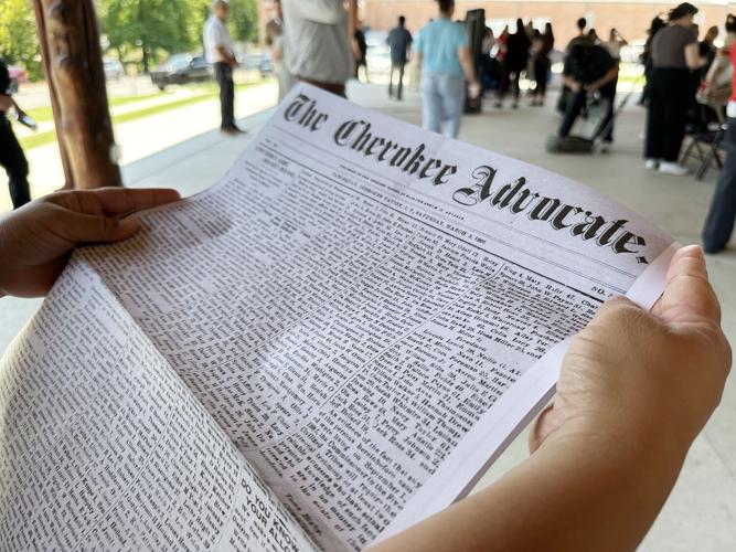 Gilcrease Museum repatriates Cherokee Advocate printing press to tribe ...