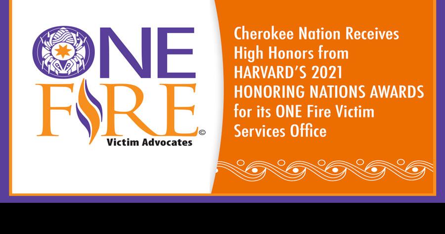 Harvard honors Cherokee Nation ONE FIRE Victim Services, helping ...