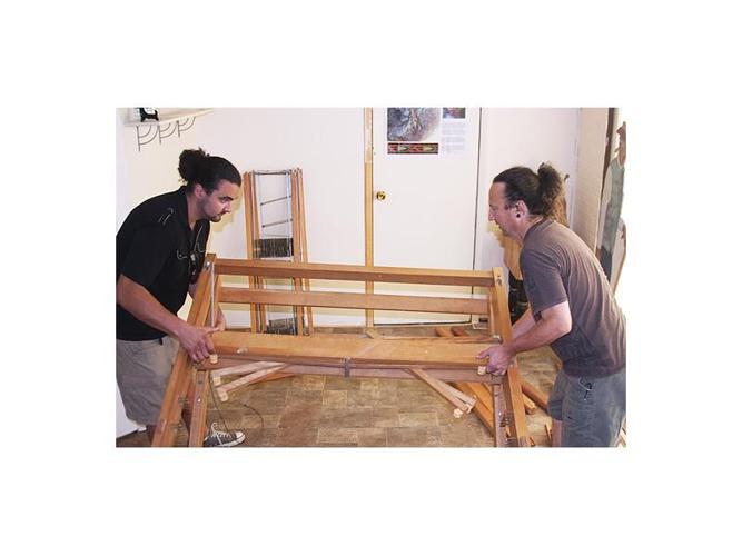 Cherokee citizen donates loom to revitalize weaving | Culture ...
