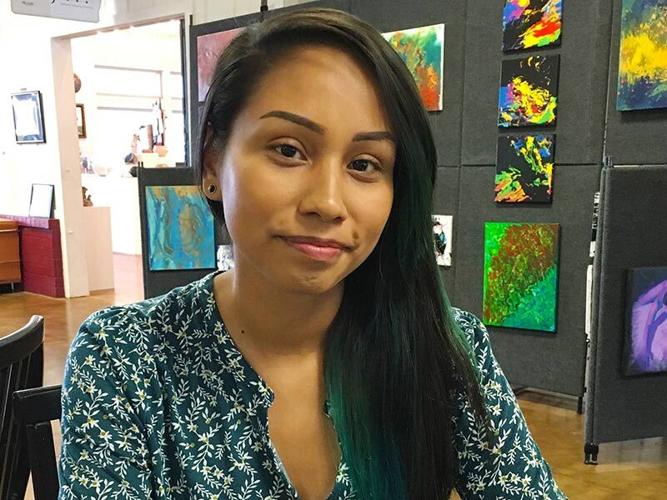 Gonzales showcases interpretive Cherokee art | Culture ...