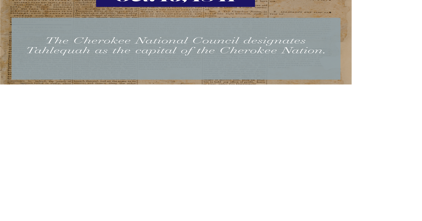 This week in Cherokee Nation History | | cherokeephoenix.org